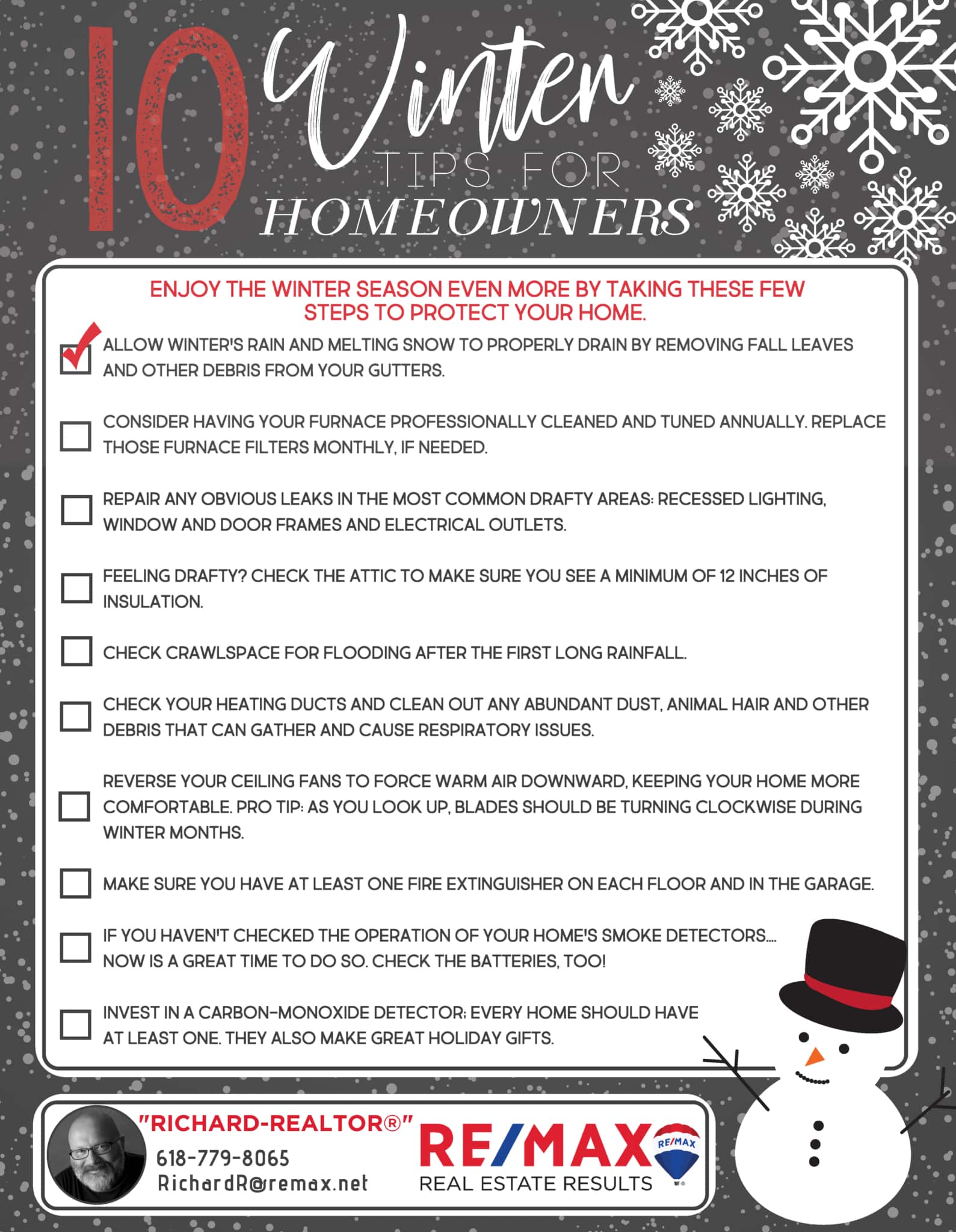 10 Winter Tips for homeowners - FoxxYork