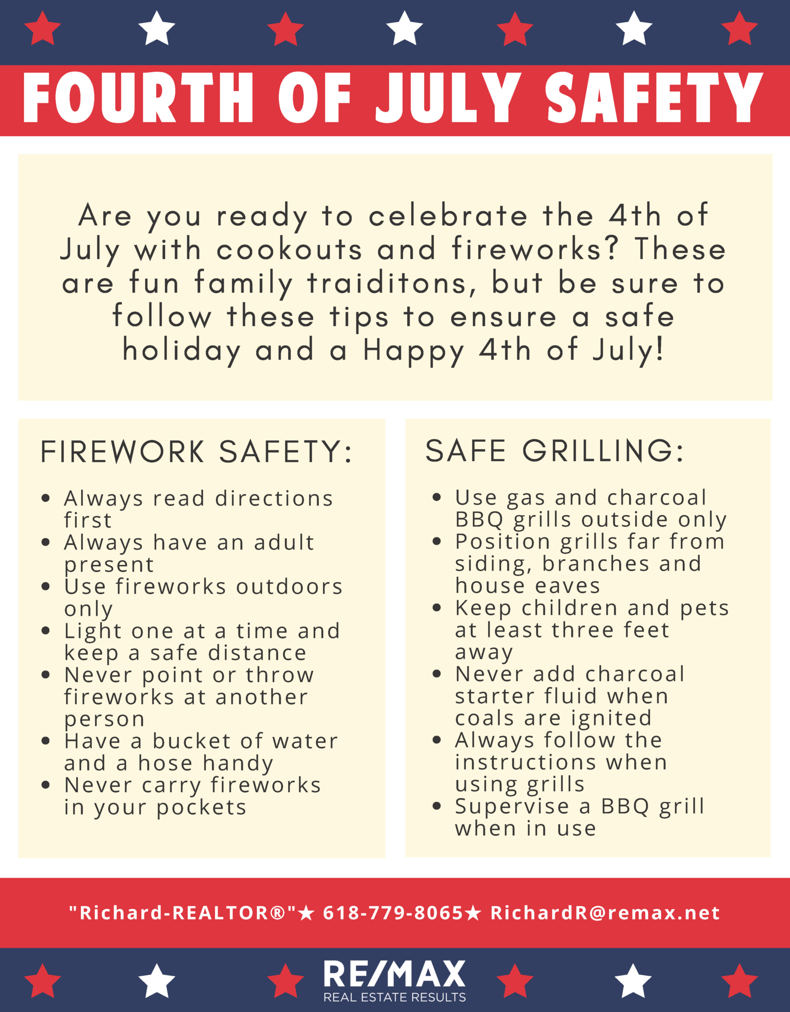 4th Of July Safety - FoxxYork