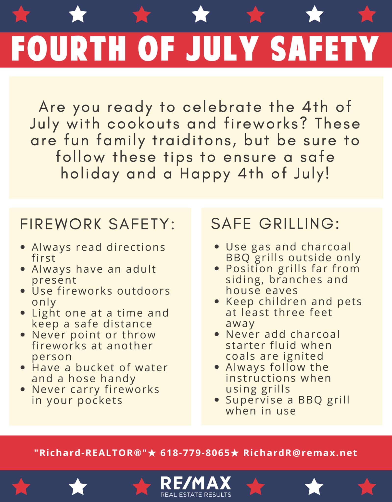 4th Of July Safety - FoxxYork
